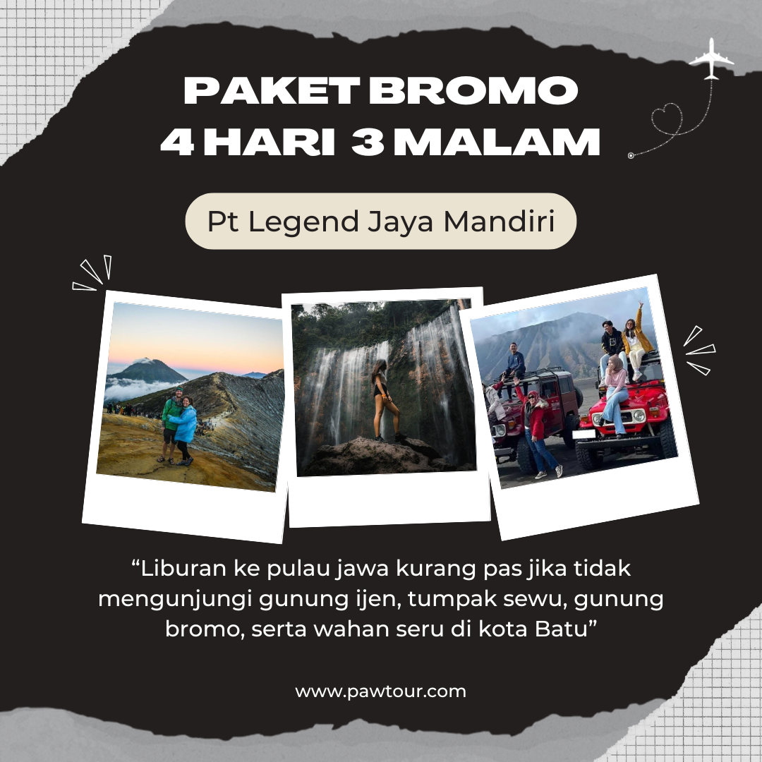 Paket Denpasar Bromo 4D3N - PLANET CAR INDONESIA